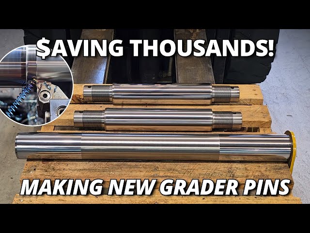 Free Video: Saving Thousands - Machining New Pins for a Caterpillar 14M ...