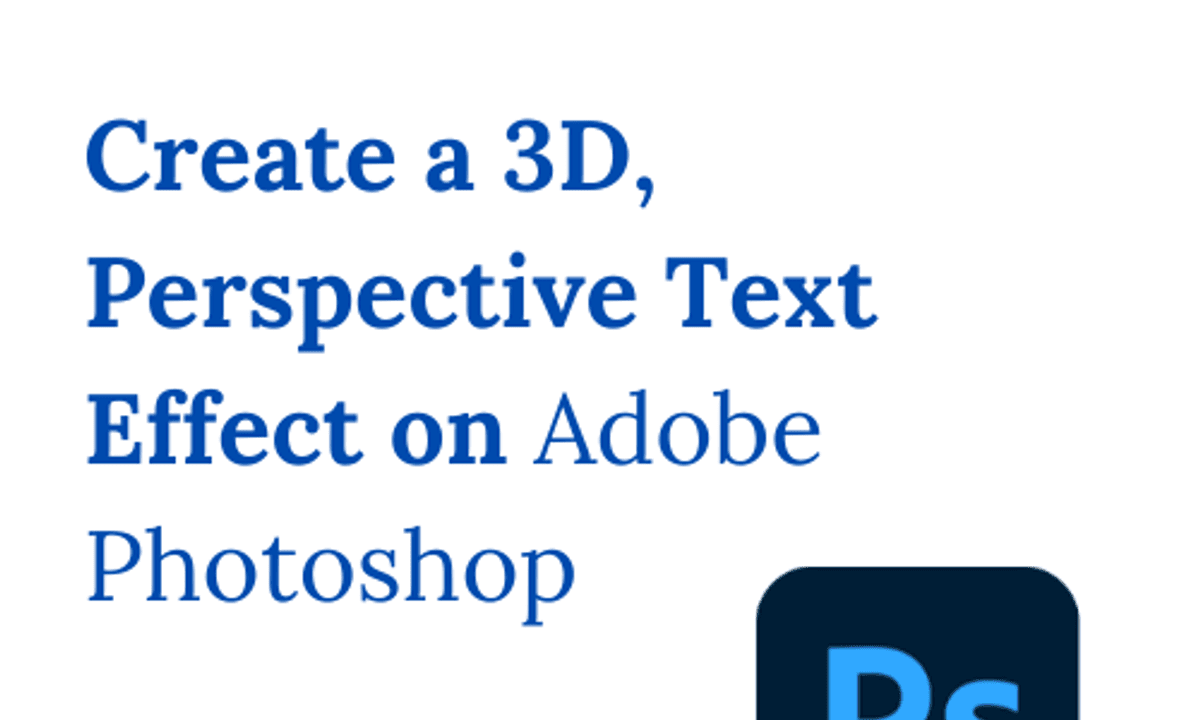 Online Course: 3D, perspective text effect on Photoshop from Coursera ...