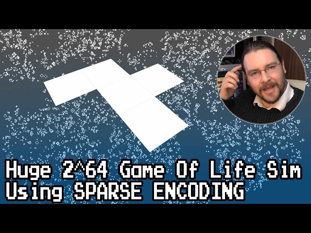 Free Video: Huge 2^64 Conway's Game of Life Simulation Using Sparse Encoding from javidx9 ...