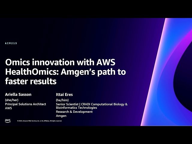 Free Video: Omics Innovation with AWS HealthOmics - Transforming Genomic Data into Faster ...