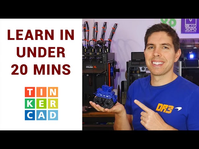 Free Video: Design Custom 3D Printed Parts - Learn Tinkercad in Under ...