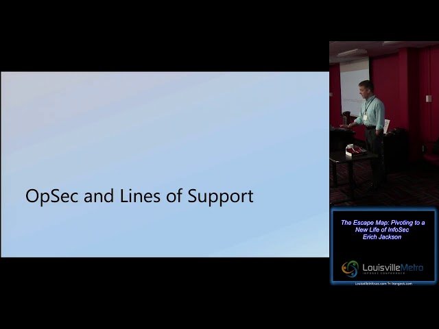 Conference Talks Talk: The Escape Map - Pivoting to a New Life of InfoSec from YouTube | Class ...