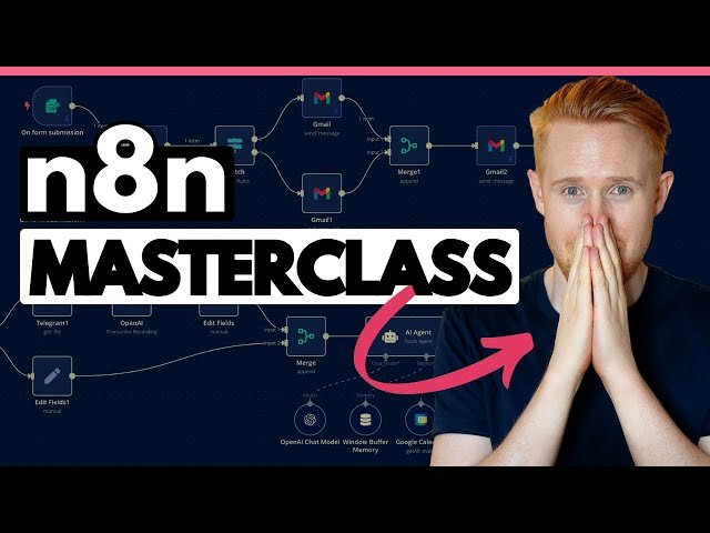Free Video: Master N8N in 2 Hours - Complete Beginner's Guide for 2025 from Jono Catliff | Class ...