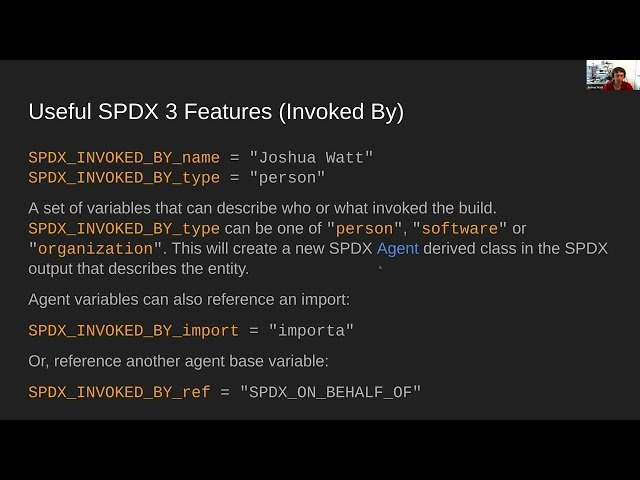 Free Video: Unlocking Software Bill of Materials with Yocto and SPDX 3 from Yocto Project ...