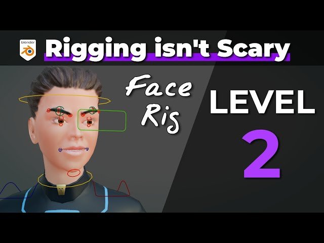 Free Video: Easy Face Rig - Rigging Level 2 - Part 8 from CGDive | Class Central