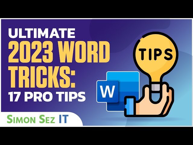 Free Video: 17 Pro Tips to Revolutionize Your Microsoft Word Documents ...