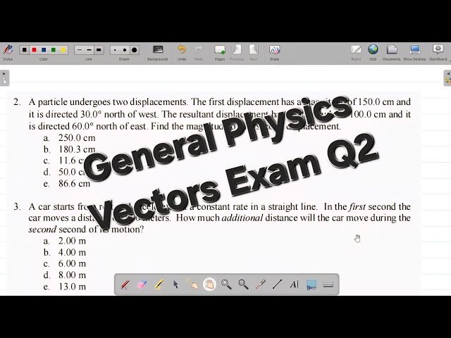 Free Video: General Physics Examination on Vectors - How to Solve Vector Problems - Part 3 from ...