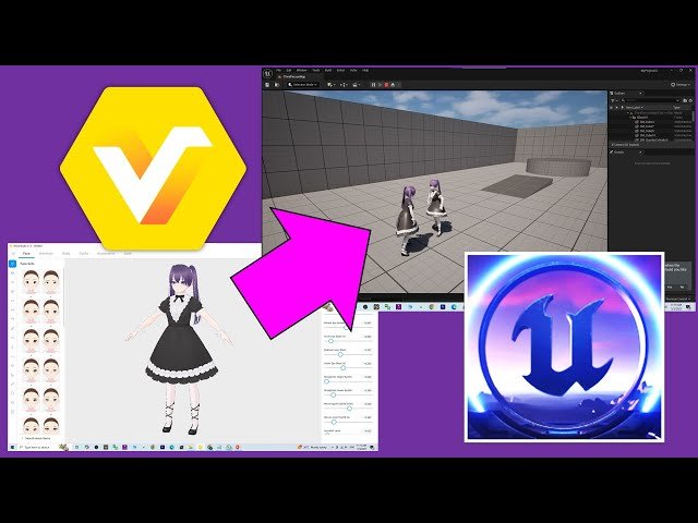 Free Video: Vroid Studio to Unreal Engine Player & NPC - Full Tutorial from Freedom Arts - 3D ...