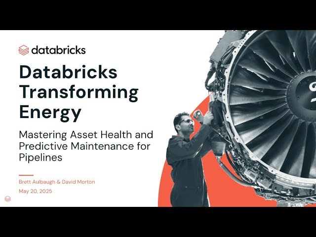 Free Video: Asset Health and Predictive Maintenance with Databricks - Transforming Energy Series ...