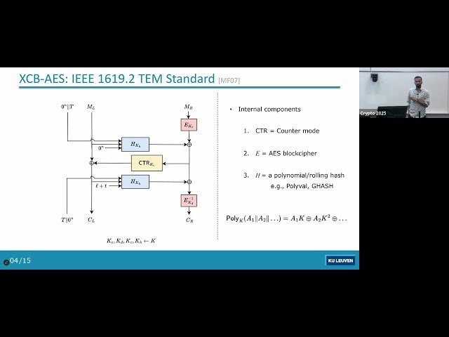 Free Video: Cryptanalysis I - Crypto 2025 from TheIACR | Class Central