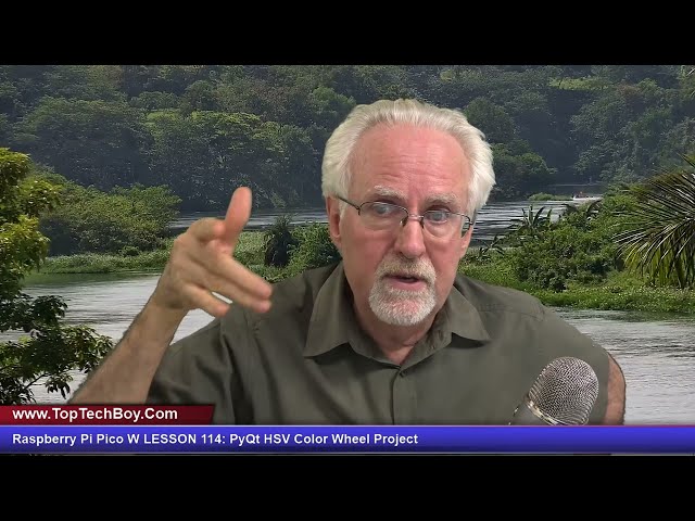 Free Video: PyQt HSV Color Wheel Project for Raspberry Pi Pico W - Lesson 114 from Paul ...