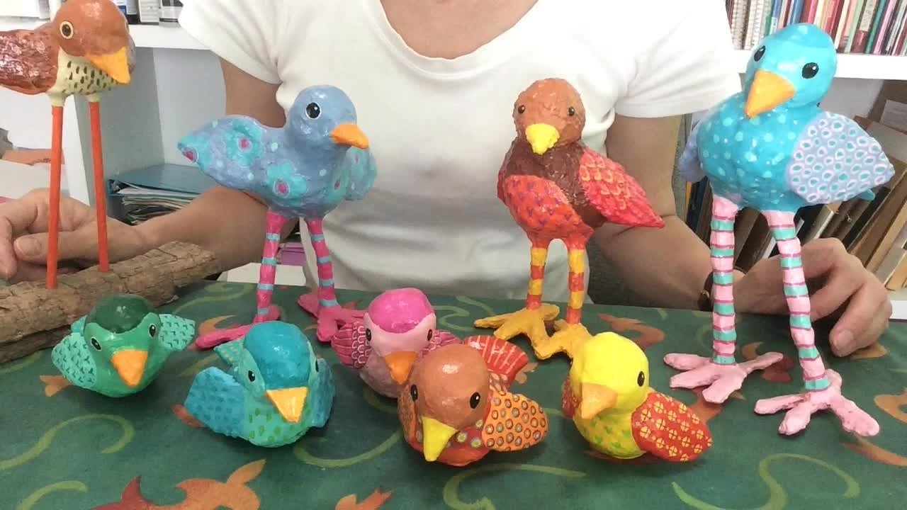 Online Course: How to Make Cute Paper Mache Birds from Skillshare ...