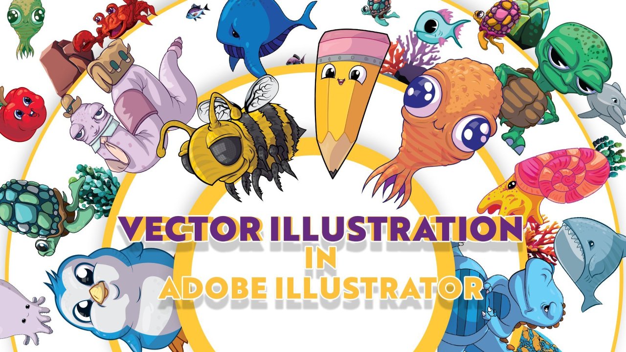 Online Course: Vector Illustration in Adobe Illustrator: Create a Fun ...