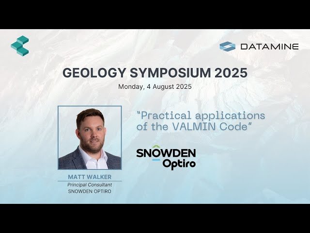 Free Video: Practical Applications of the VALMIN Code from Datamine ...