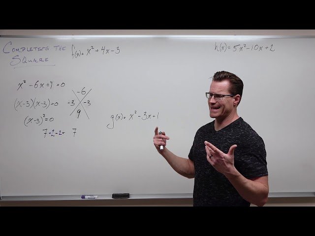 Free Video: Completing the Square Made Easy from Professor Leonard ...