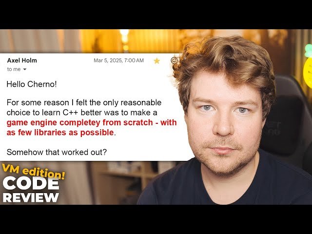 Free Video: Game Engine Without Libraries - Code Review from The Cherno | Class Central