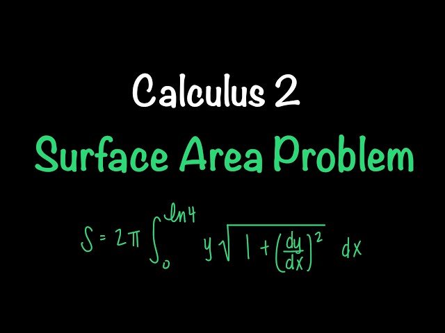 Free Video: Surface Area Problems in Calculus - Two Solution Methods ...