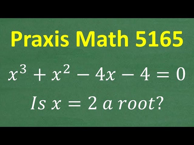 Free Video: PRAXIS 5165 Must-Know Math Question - Can You Get It Right ...