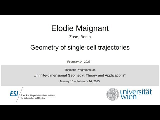 Free Video: Geometry of Single-Cell Trajectories in RNA Sequencing ...