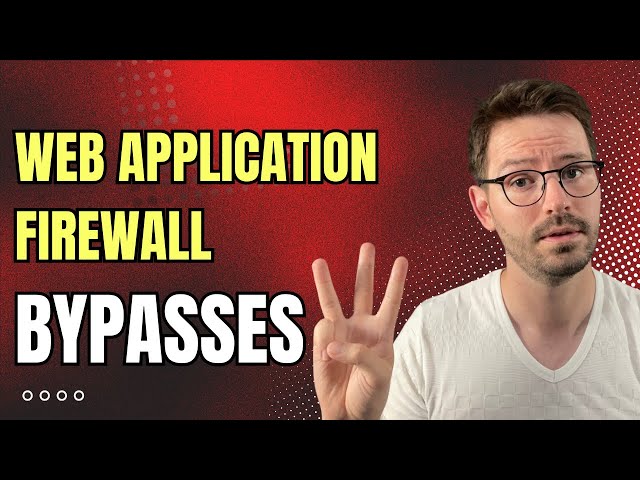 Free Video: Three Methods for Web Application Firewall Bypass from Cyber Mentor | Class Central