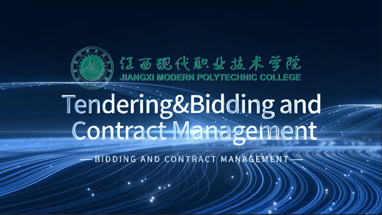 Free Course: Tendering&Bidding and Contract Management from XuetangX | Class Central