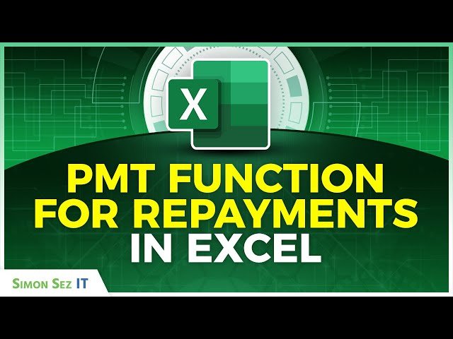 Free Video: How to Use the PMT Function to Calculate Loan Repayments in ...