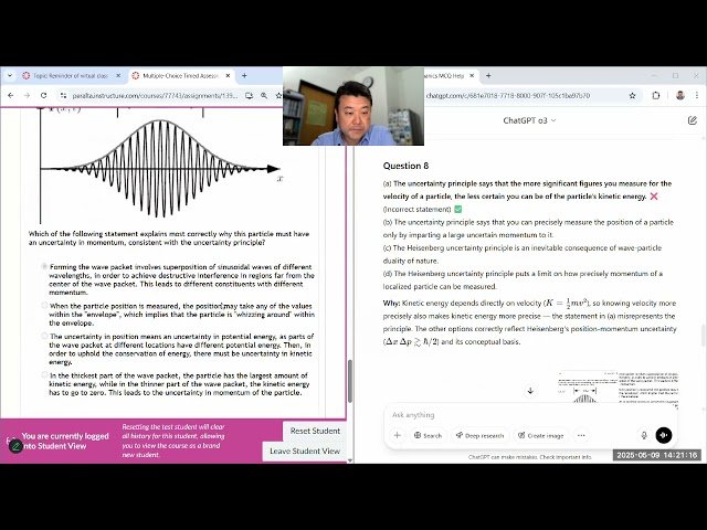 Free Video: Physics 4C - Quantum Mechanics Multiple Choice Timed ...