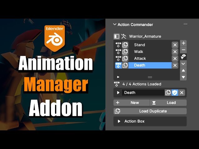Free Video: Action Commander Review - Simplifying Animation Workflow in Blender from CGDive ...
