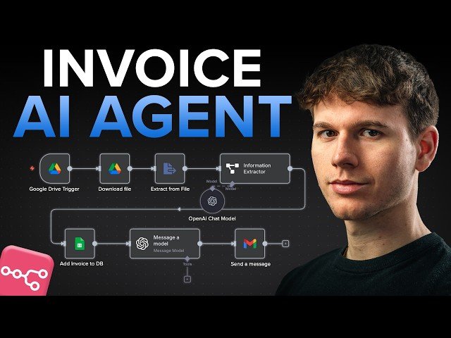 Free Video: Building an AI Agent for Automatic Invoice Processing with n8n from Michele Torti ...