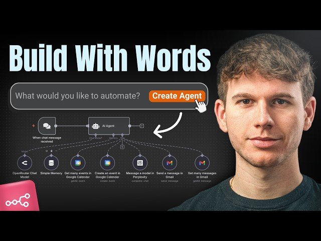 Free Video: How to Build AI Agents Using a Single Prompt - n8n Tutorial from Michele Torti ...