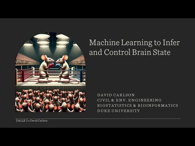 Free Video: Machine Learning to Infer and Control Brain State from Labroots | Class Central
