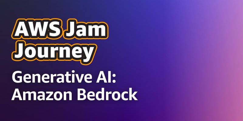 Online Course: Generative AI: Amazon Bedrock from Amazon Web Services ...