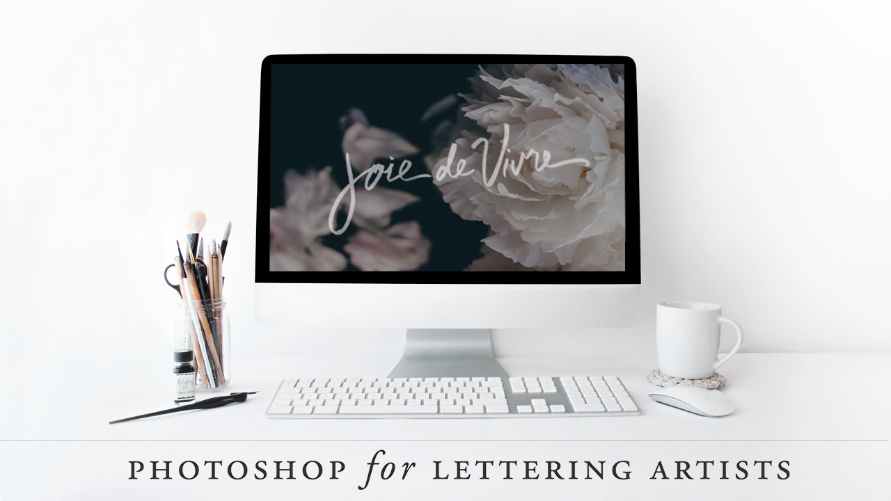 Online Course: Digitize lettering in Photoshop | Beginners from ...