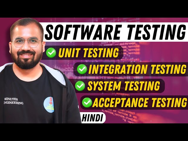 Free Video: Unit, Integration, System and Acceptance Testing in ...