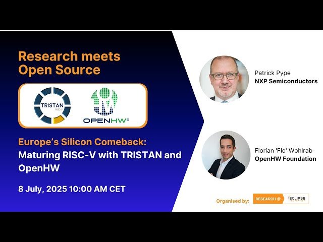 Free Video: Europe's Silicon Comeback - Maturing RISC-V with TRISTAN ...