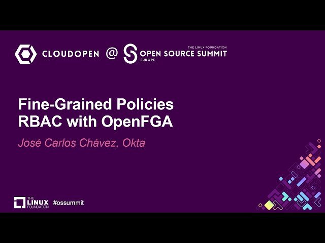 Free Video: Fine-Grained Policies: Relationship-Based Access Control with OpenFGA from Linux ...