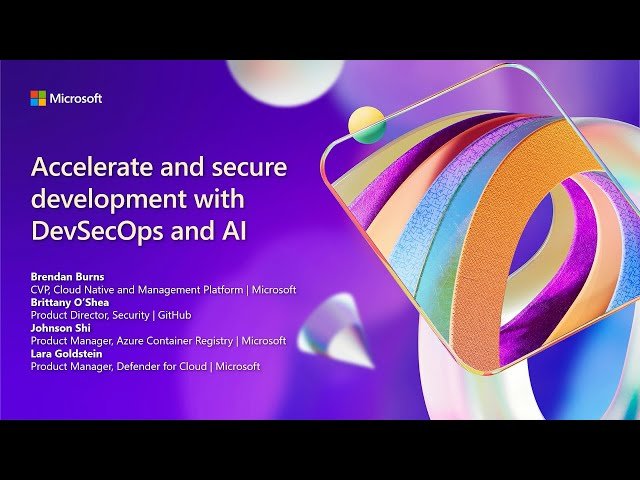 Free Video: Accelerate and Secure Development with DevSecOps and AI from Microsoft | Class Central