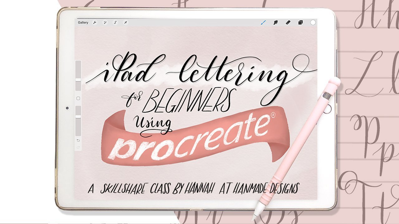 Online Course: iPad Lettering in Procreate, the very basics to get you ...