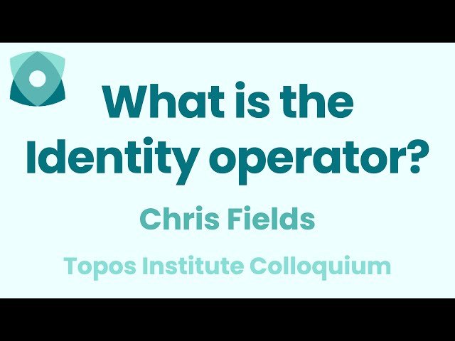 Free Video: What is the Identity Operator - Understanding Space, Time ...