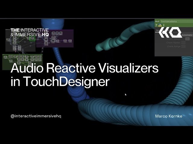 Free Video: Audio Reactive Visualizers in TouchDesigner - Tutorial 209 from The Interactive ...