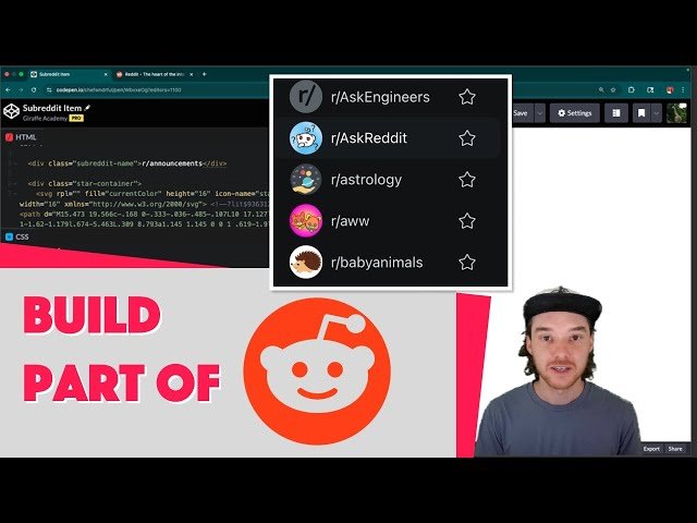 Free Video: Building a Subreddit Link with HTML and CSS from Mike Dane | Class Central