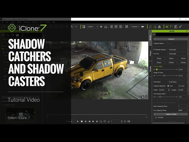 Free Video: iClone 7 Tutorial - Shadow Catchers and Shadow Casters from ...