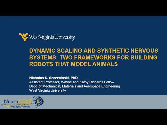 Free Video: Dynamic Scaling and Synthetic Nervous Systems - Two Frameworks for Building Robots ...