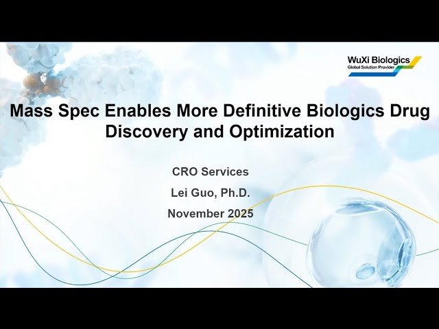 Free Video: Mass Spectrometry Enables More Definitive Biologics Drug ...