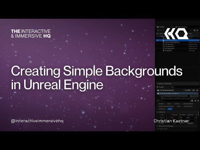 Free Video: Creating Simple Backgrounds in Unreal Engine from The ...