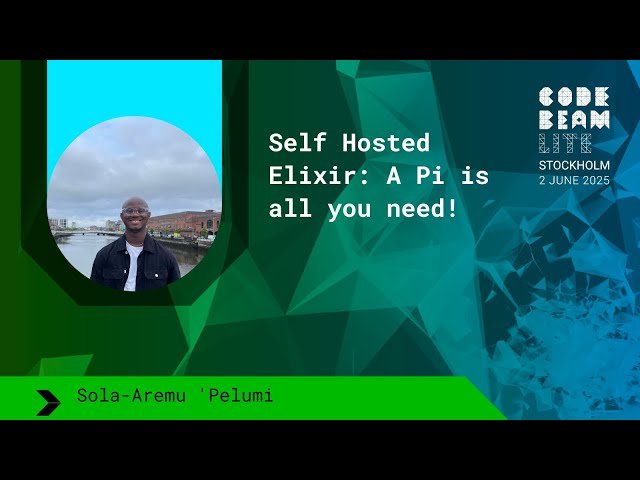 Free Video: Self Hosted Elixir - A Pi is All You Need! from Code Sync | Class Central