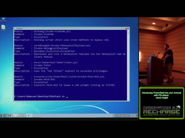 Conference Talks Talk: Introducing PowerShell into Your Arsenal with PSAttack from YouTube ...
