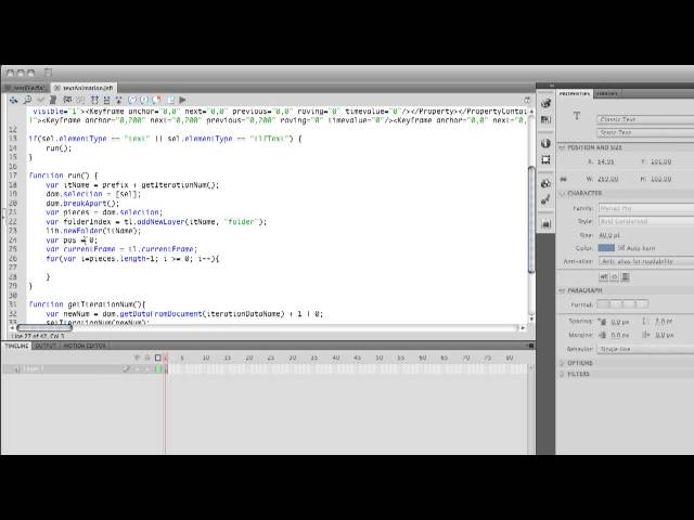 Free Video: Creating Advanced Motion Presets in Flash with JSFL from Envato Tuts+ | Class Central