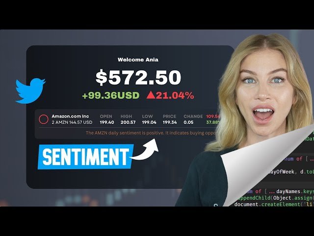 Free Video: Building an Exciting Stock Market Twitter Sentiment App from Code with Ania Kubów ...