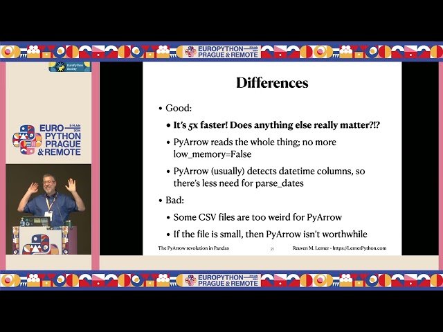 Free Video: The PyArrow Revolution in Pandas from EuroPython Conference ...